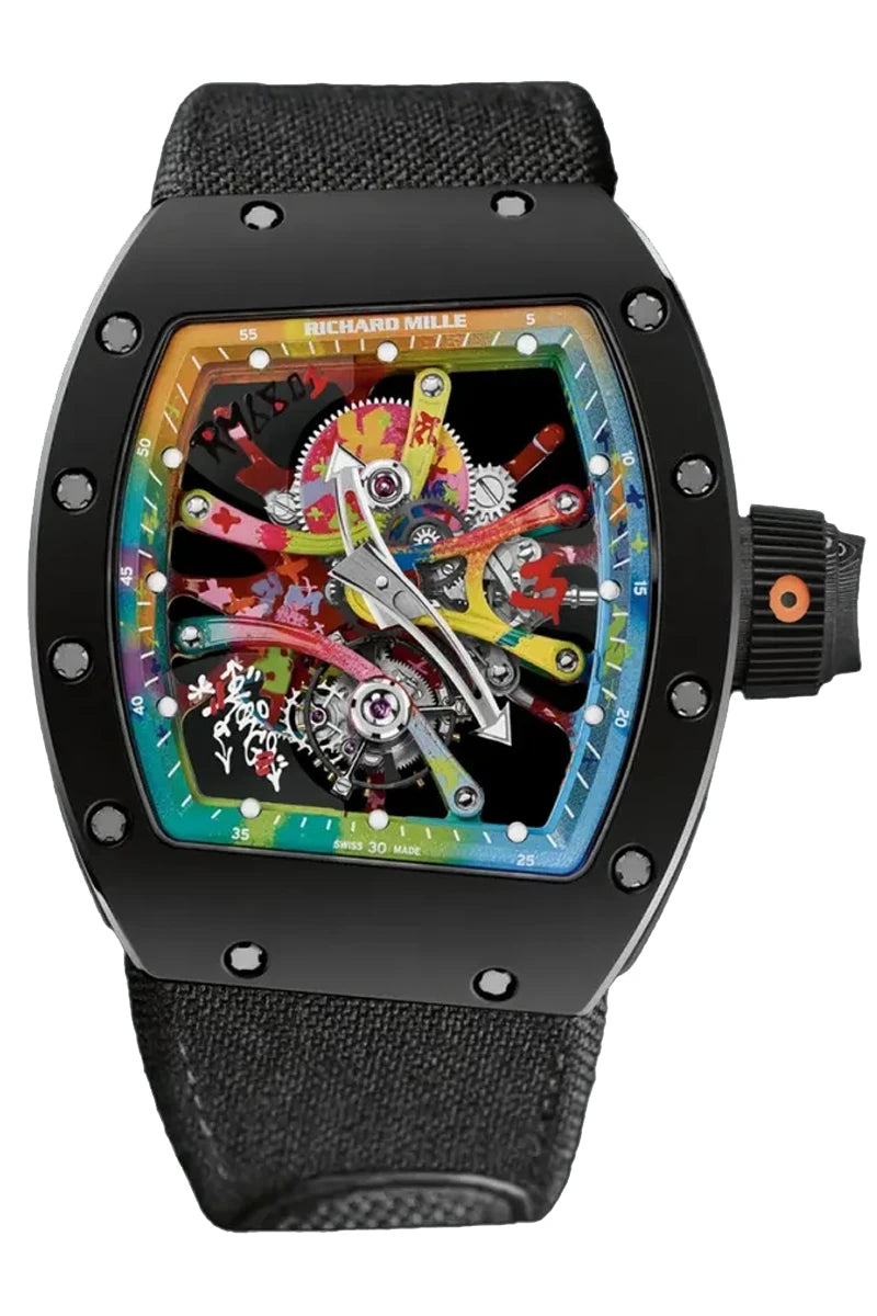 Richard Mille Rm 68-01 Tourbillon Cyril Kongo Luxury Graffiti Watch ...